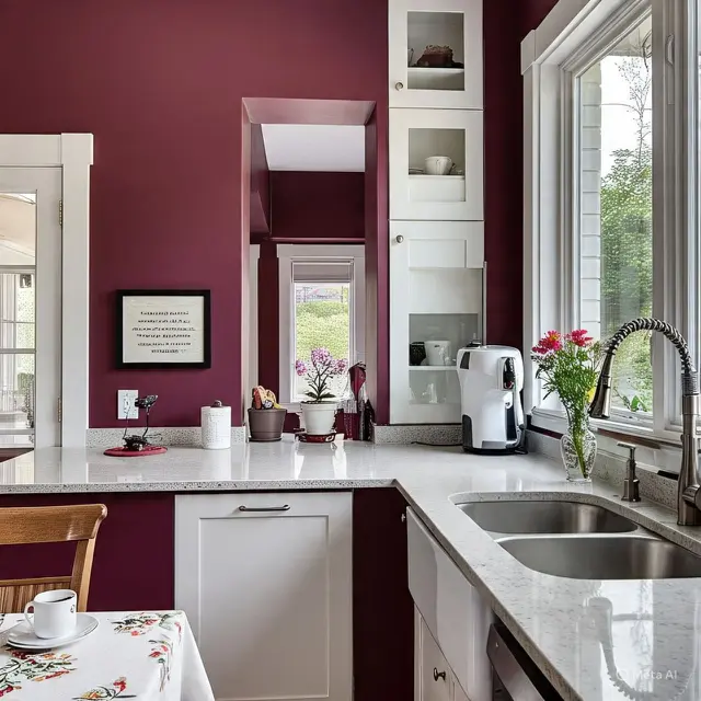5 Inspirasi Cat Rumah Warna Maroon, Ciptakan Nuansa Elegan dan Mewah di ...
