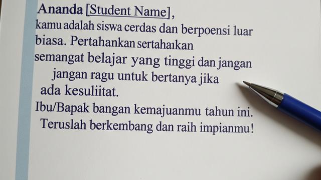 Cara Menulis Catatan Wali Kelas untuk Raport SD, SMP, SMA, Lengkap ...