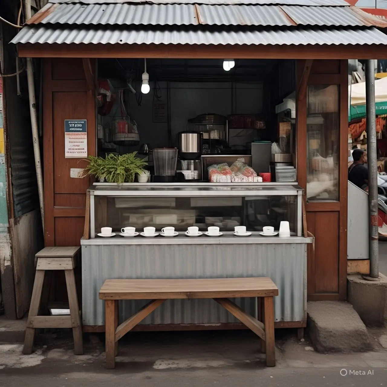 10 Inspirasi Desain Warung Kopi Sederhana di Kampung, Nyaman dan Unik - Hot Liputan6.com