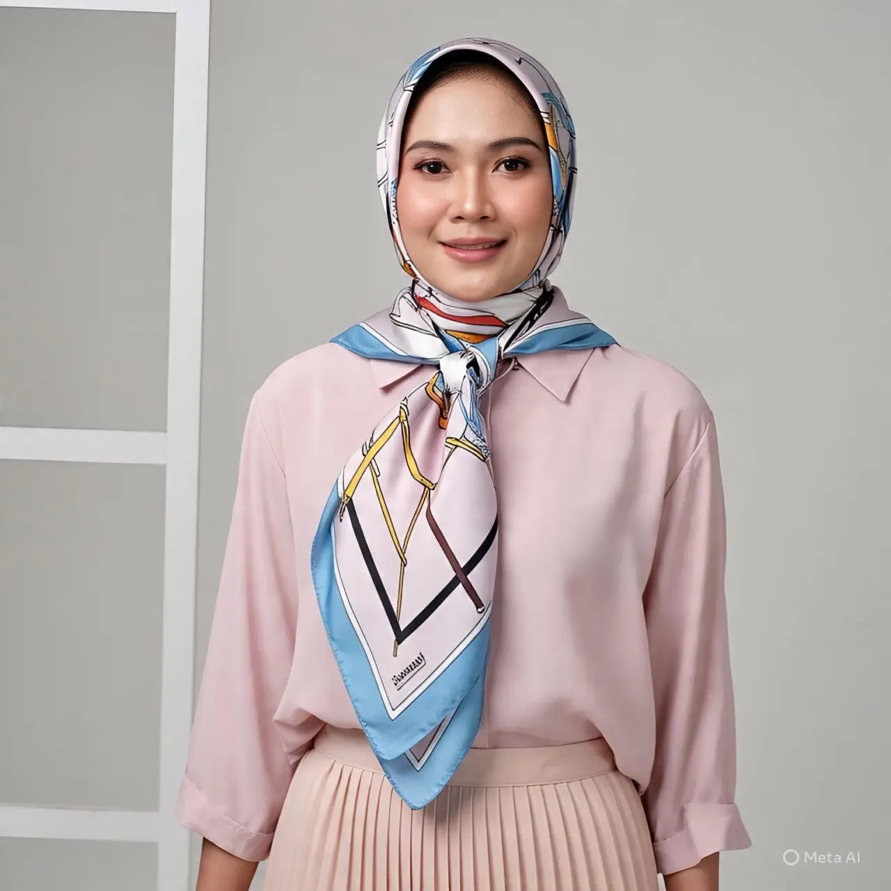 10 Model Kerudung Segi Empat Stylish, Tampil Trendi di Setiap Momen - Hot Liputan6.com