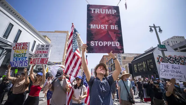 Demo Massal No Kings, 7 Juta Warga AS Tolak Kepemimpinan Donald Trump