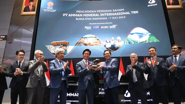 Resmi Debut di BEI, Begini Prospek Saham Amman Mineral Internasional ...