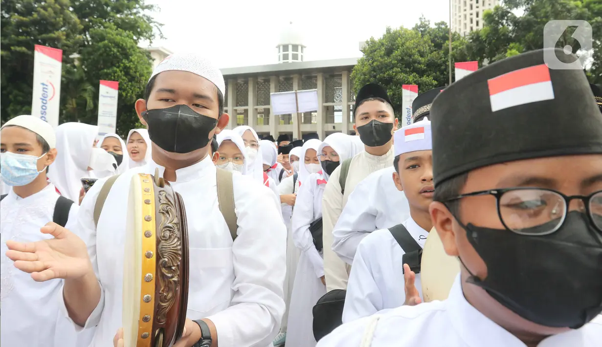 Semarak Pawai Maulid Nabi di Jakarta - Foto Liputan6.com