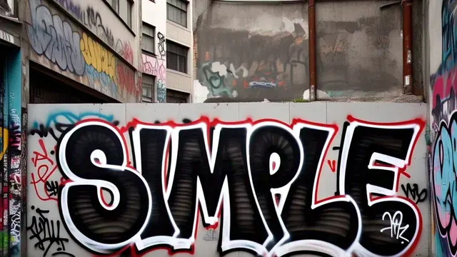 7 Contoh Gambar Grafiti yang Mudah Digambar untuk Pemula