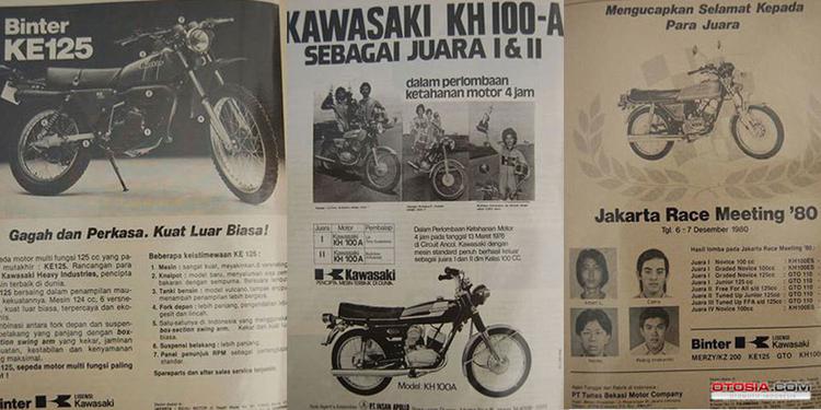 Begini Iklan Nenek Moyang W175TR dan Sport Versi Binter Kawasaki ...