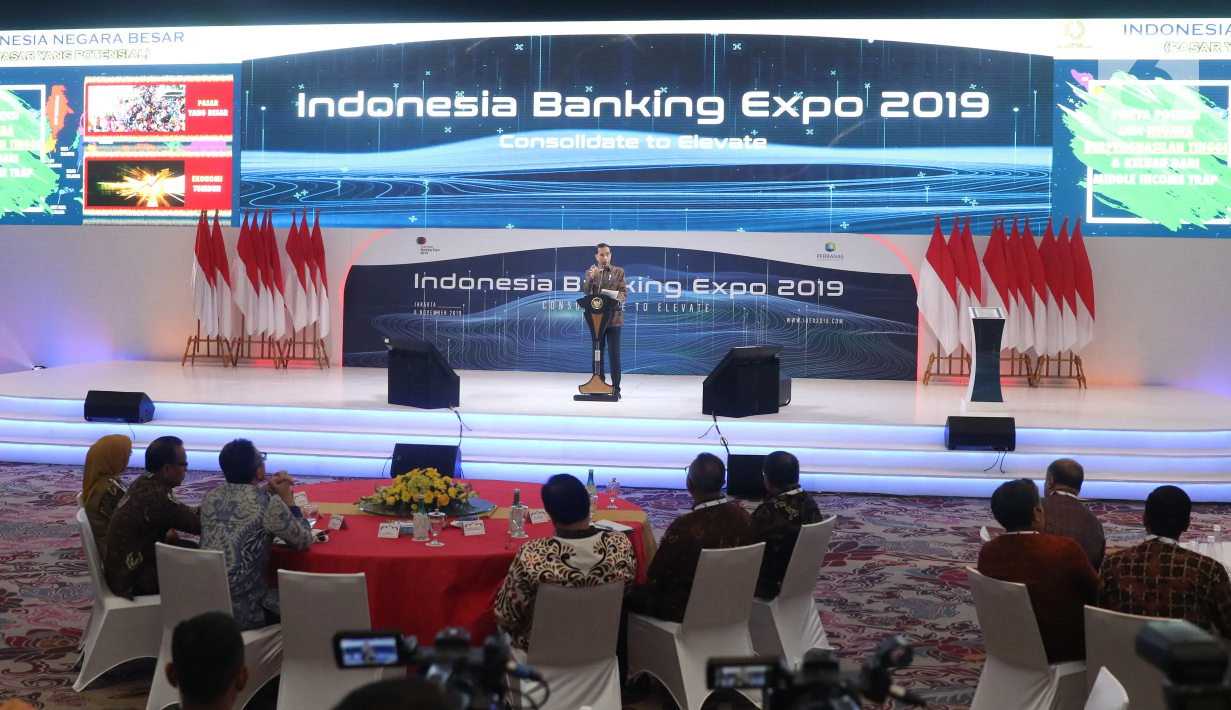 FOTO: Jokowi Buka Indonesia Banking Expo 2019 - Foto Liputan6.com