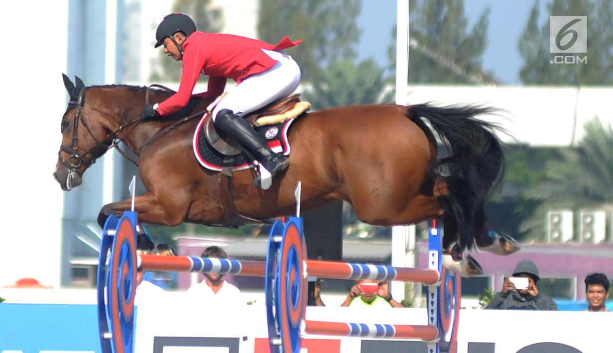 FOTO: Torehkan Sejarah, Atlet Berkuda Indonesia Tampil di Final Asian ...