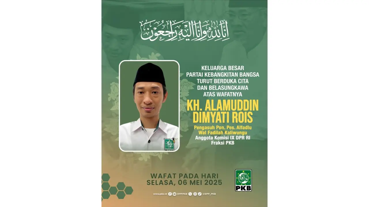 Profil Gus Alam, Anggota DPR RI Meninggal Dunia - Regional Liputan6.com