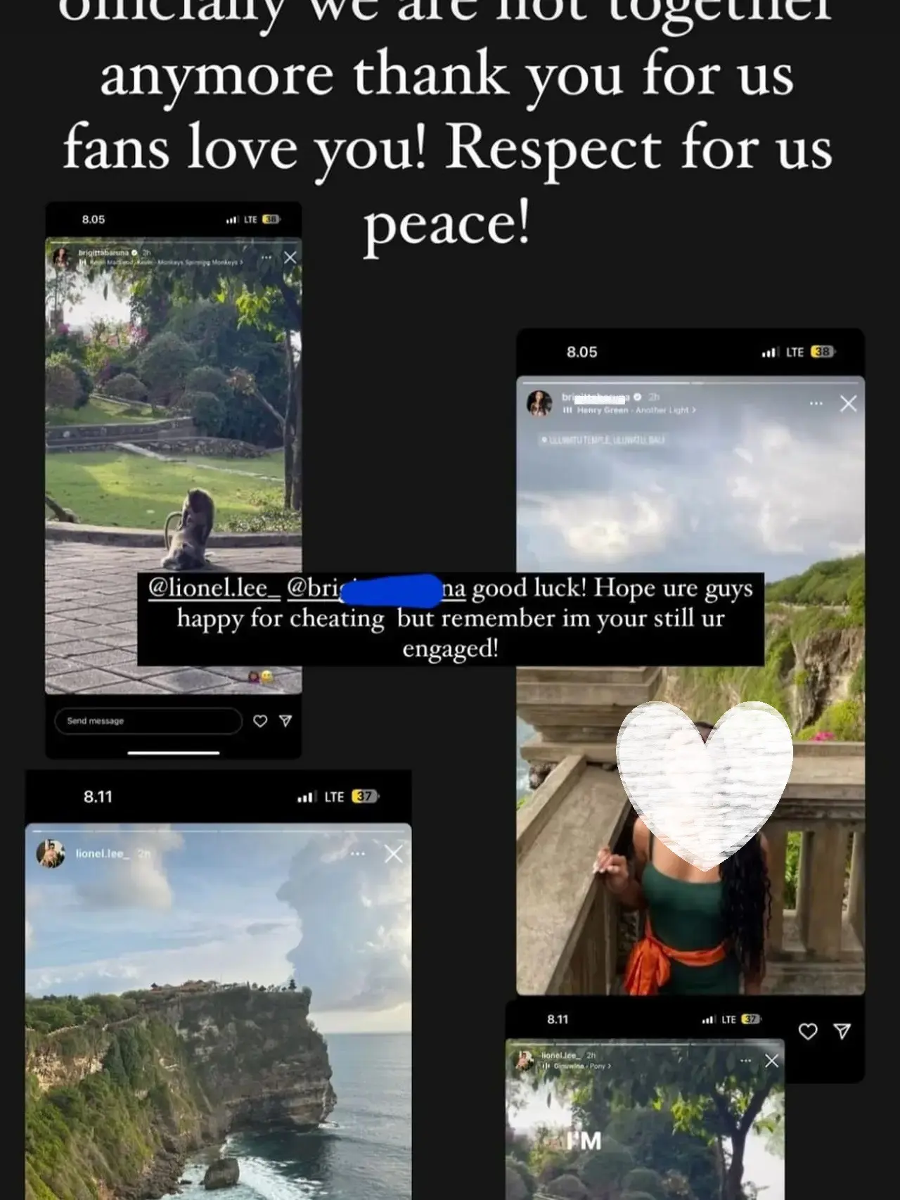 Apes Millen Cyrus Putus Cinta Setelah Tunangan, Tuding Lionel Lee Selingkuh dengan Penari ...