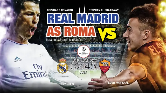 5 Fakta Menarik 16 Besar Liga Champions: Real Madrid Vs AS Roma - Bola ...