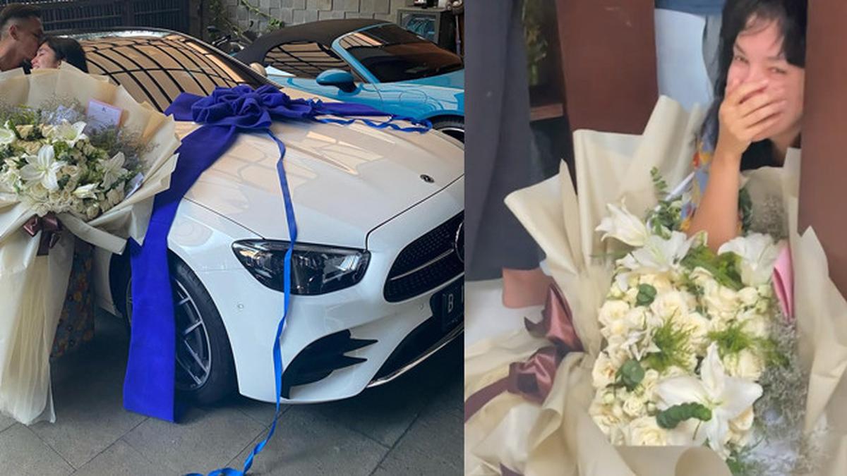 Ultah ke-41, Ussy Sulistiawaty Dapat Banyak Kado, Paginya Kaget Dikasih Mobil Mewah ...