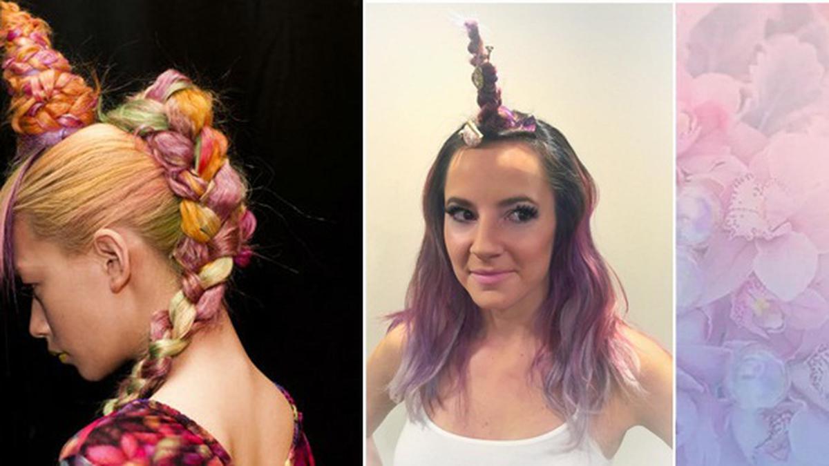 Rambut Tanduk Unicorn, Tren Baru Gaya Rambut Aneh - Photo Fimela.com