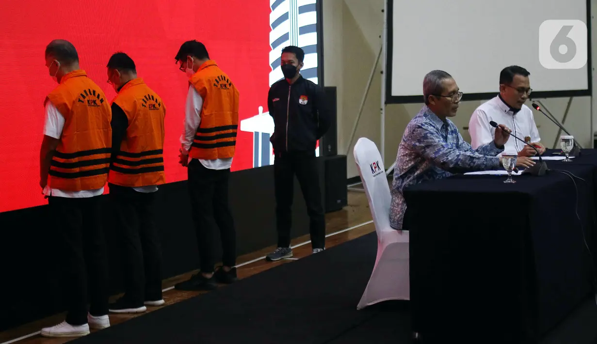 Kpk Tahan Tiga Tersangka Korupsi Lelang Penyaluran Bansos Beras Foto