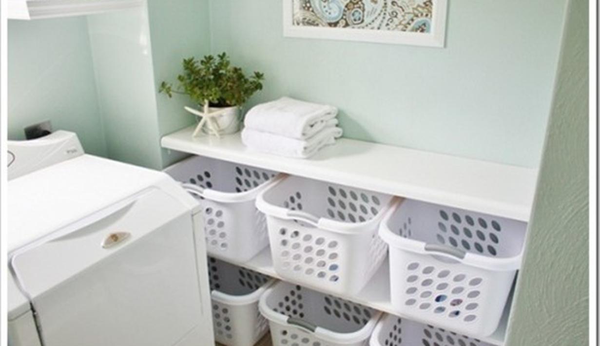 Inspirasi Ruang Laundry Bersih & Rapi Meski Rumah Kamu Sempit - Photo ...