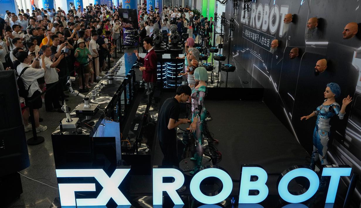 Robot-Robot Canggih Dipamerkan di Konferensi Robot Dunia 2023