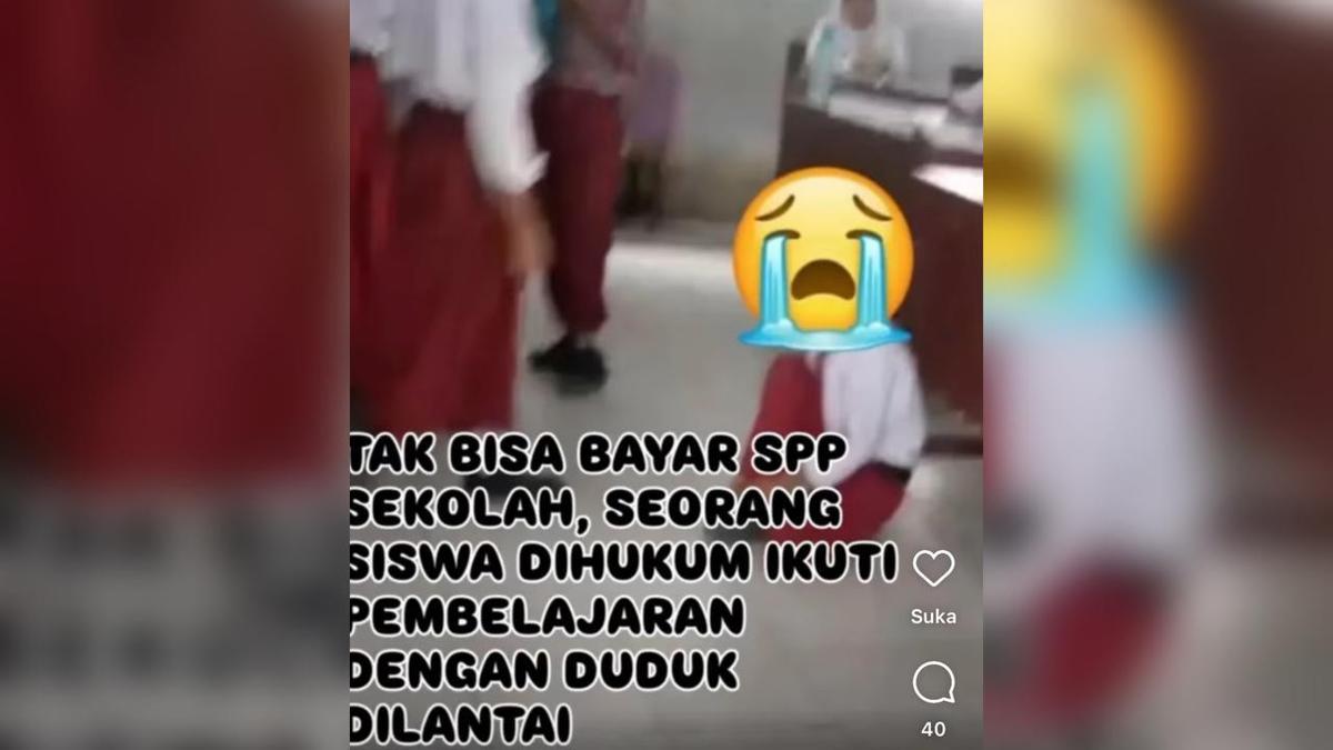 Viral Siswa SD di Medan Dihukum Duduk di Lantai karena Belum Bayar SPP, Bikin Miris! - Regional ...