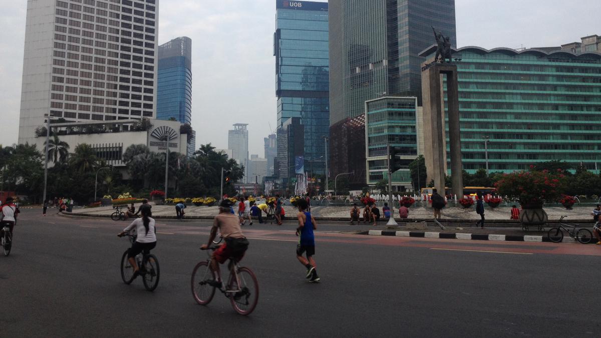 Bulan Puasa, Car Free Day Jakarta Sepi Pengunjung - News Liputan6.com