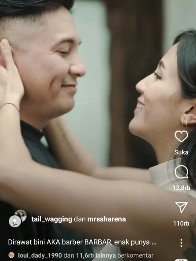 6 Momen Viral Sharena Beri Treatment Ryan Delon dari Gunting Rambut ...