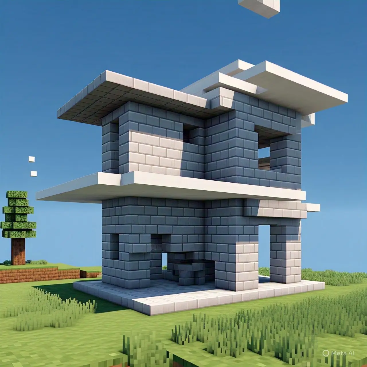 5 Contoh Ilustrasi Minecraft Gambar Rumah, Desain Unik Estetik Bisa ...