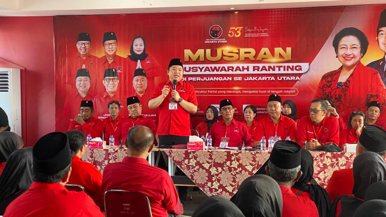 PDIP Jakut Gelar Musyawarah Ranting, Niko Atmaja Minta Kader Hadir di ...