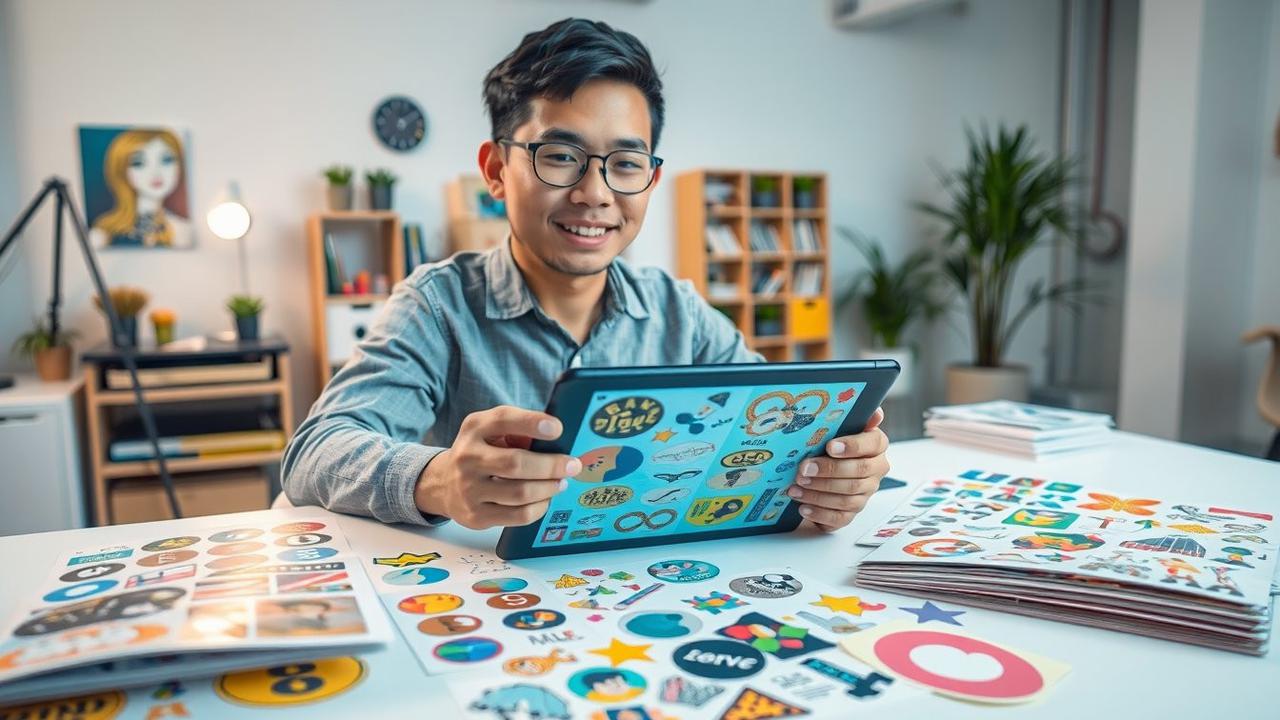 Cara Membuat Stiker Tempel Kreatif, Lengkap dari Persiapan Bahan hingga ...