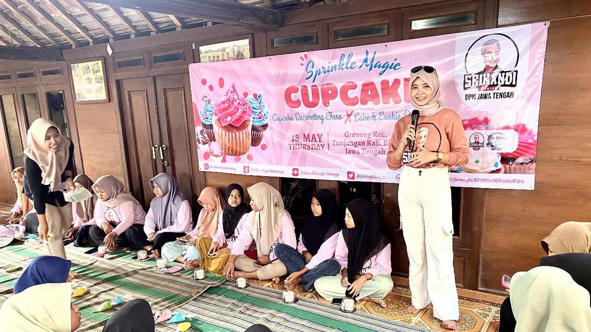 Gandeng Milenial, Srikandi Ganjar Gelar Latihan Hias Cup Cake Bersama ...