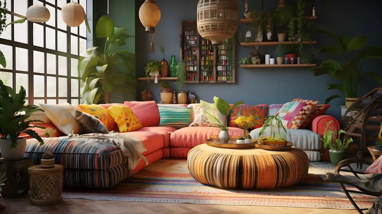 7 Desain Ruang Tamu Tipe Bohemian Ini Bisa Jadi Inspirasi, Cantik dan ...
