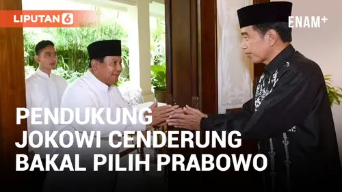 Video Pendukung Jokowi Disebut Cenderung Akan Pilih Prabowo Di Pilpres