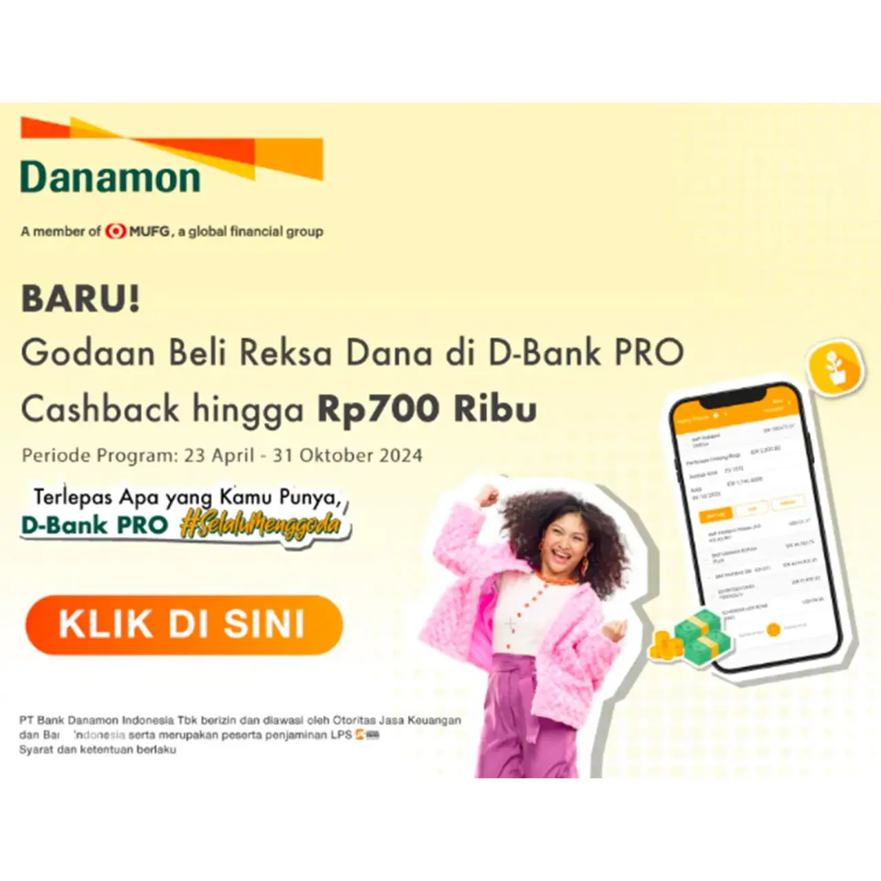 Selalu Menggoda! Investasi Reksa Dana Semakin Mudah Melalui D-Bank PRO dari Danamon - Bisnis ...