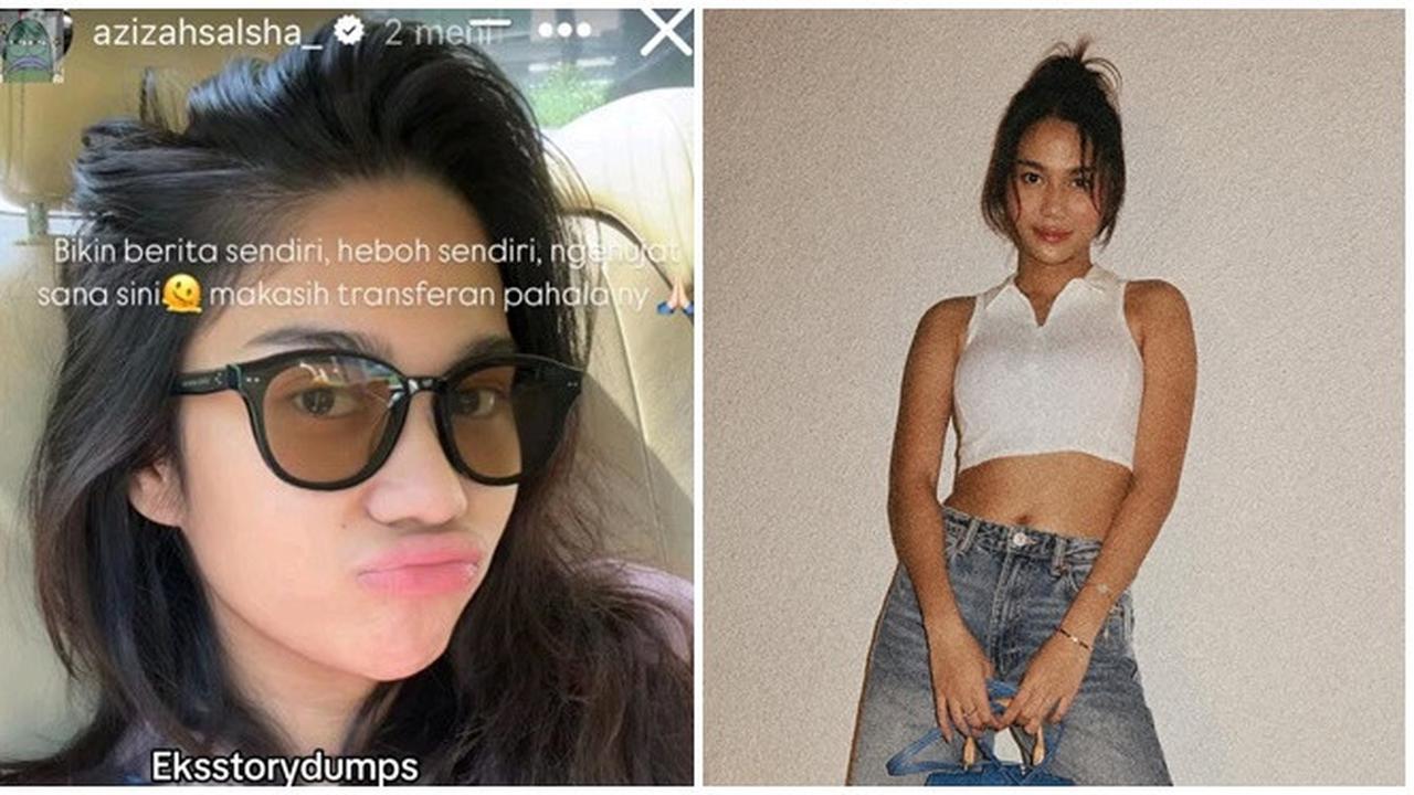 6 Potret Azizah Salsha Pamer Perut Rata, Story Terbarunya Diduga Klarifikasi Kabar Hamil