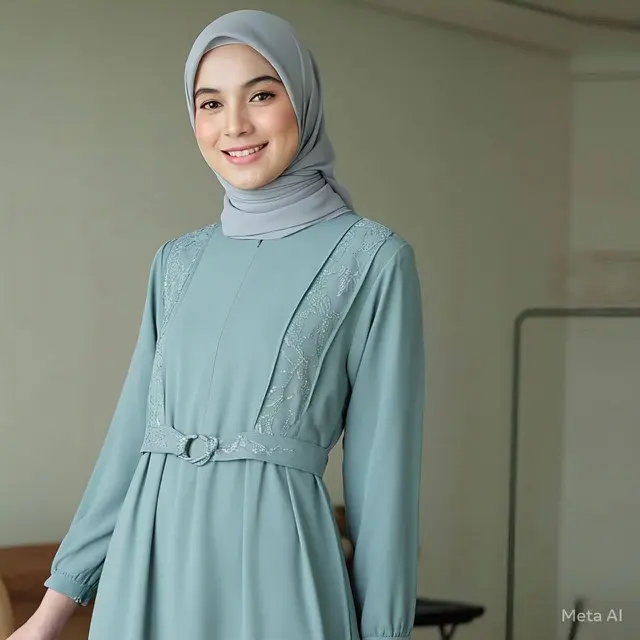18 Model Baju Gamis Polos Modern Terbaru 2025, Buat Penampilan Lebih Anggun - Hot Liputan6.com