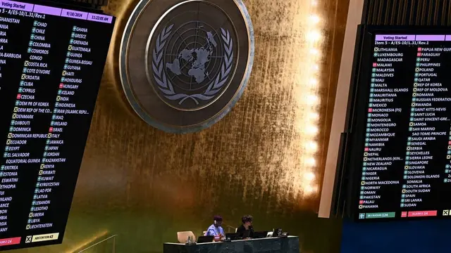 14 Negara Bela Israel dan Tolak Resolusi di Majelis Umum PBB Terkait ...