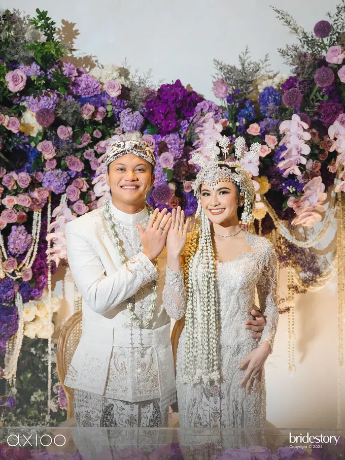 Jalani Akad Nikah nan Khidmat, Rizky Febian dan Mahalini Raharja Resmi ...