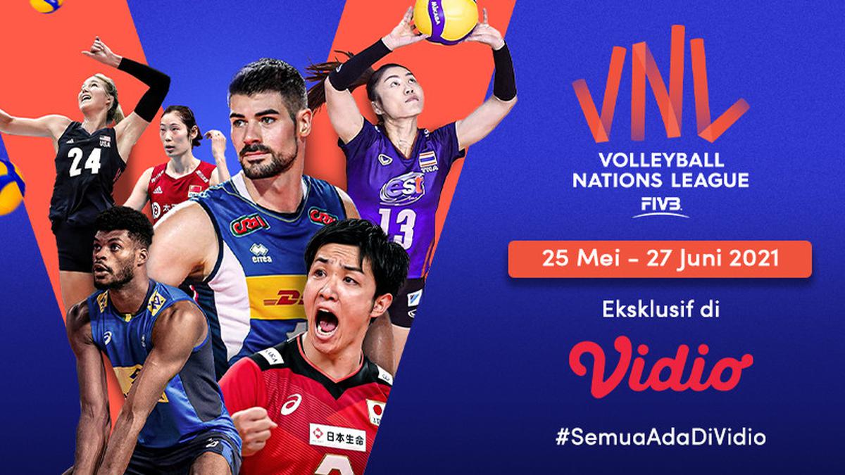 Sebentar Lagi Dimulai, Saksikan Keseruan Volleyball Nations League ...