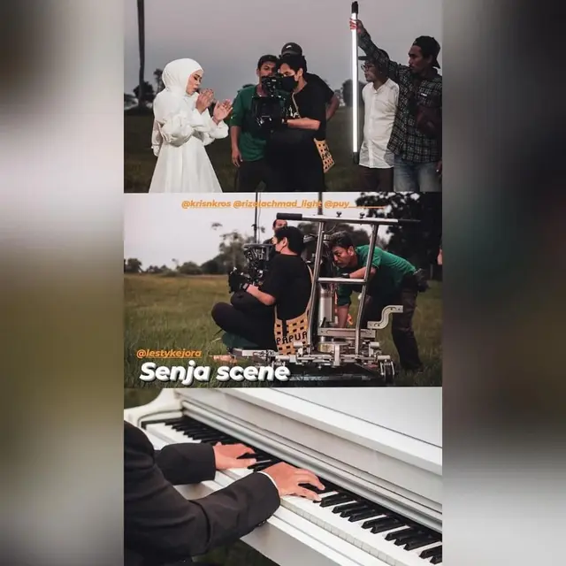 7 Potret Lesti Kejora Syuting Video Klip Setelah Lahiran, Rizky Billar Jadi Sutradara - ShowBiz ...