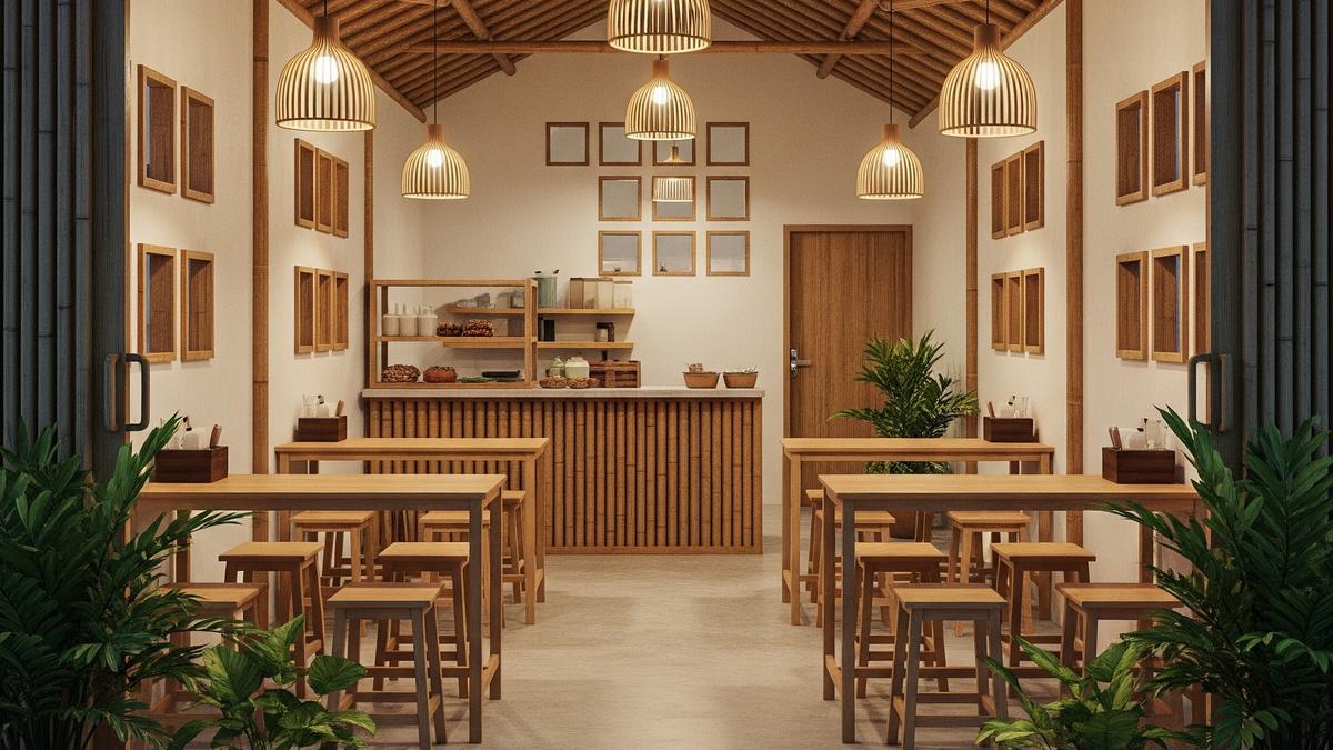 9 Desain Warung dari Bambu tapi Tetap Estetik, Paduan Alami dan Modern