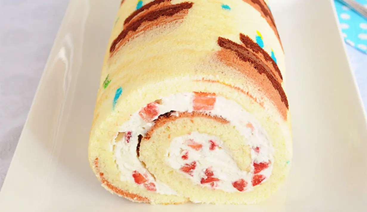 Aneka Inspirasi Japanese Cake Roll Yang Cute Dan Yummy - Photo Fimela.com