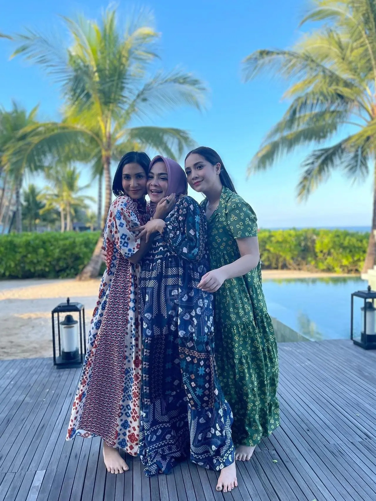 Potret Rieta Amilia Bersama Nagita Slavina dan Caca Tengker, Terlihat ...