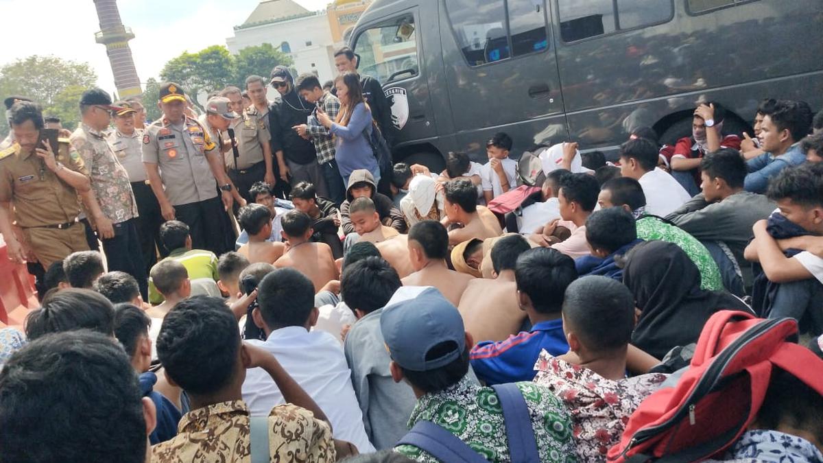 Pesan Berantai untuk Pelajar STM Gelar Aksi Demo di Palembang
