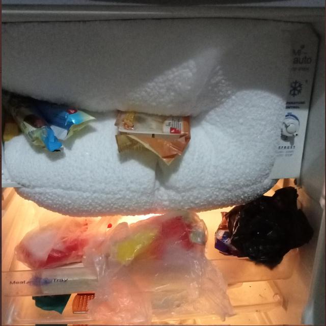 6 Potret Kulkas Penuh Bunga Es Ini Bikin Geleng Kepala, Tak Ada Ruang ...