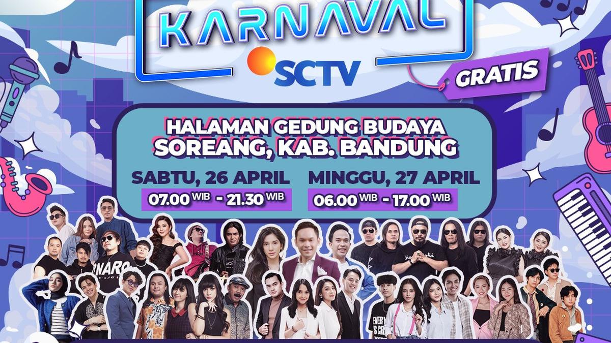 Soreang Jadi Kota Pembuka Karnaval SCTV 2025 dengan Artis Terkenal