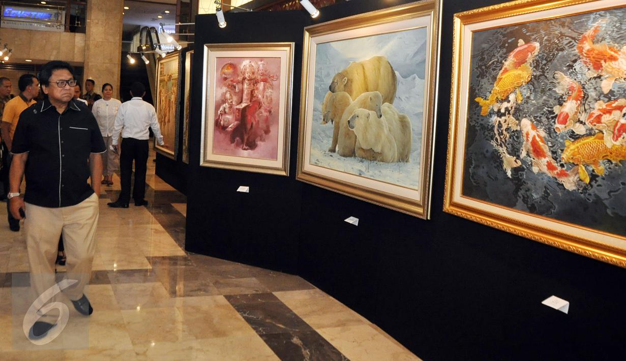 Pameran Lukisan Indah Negeriku, Damai Bangsaku - Foto Liputan6.com