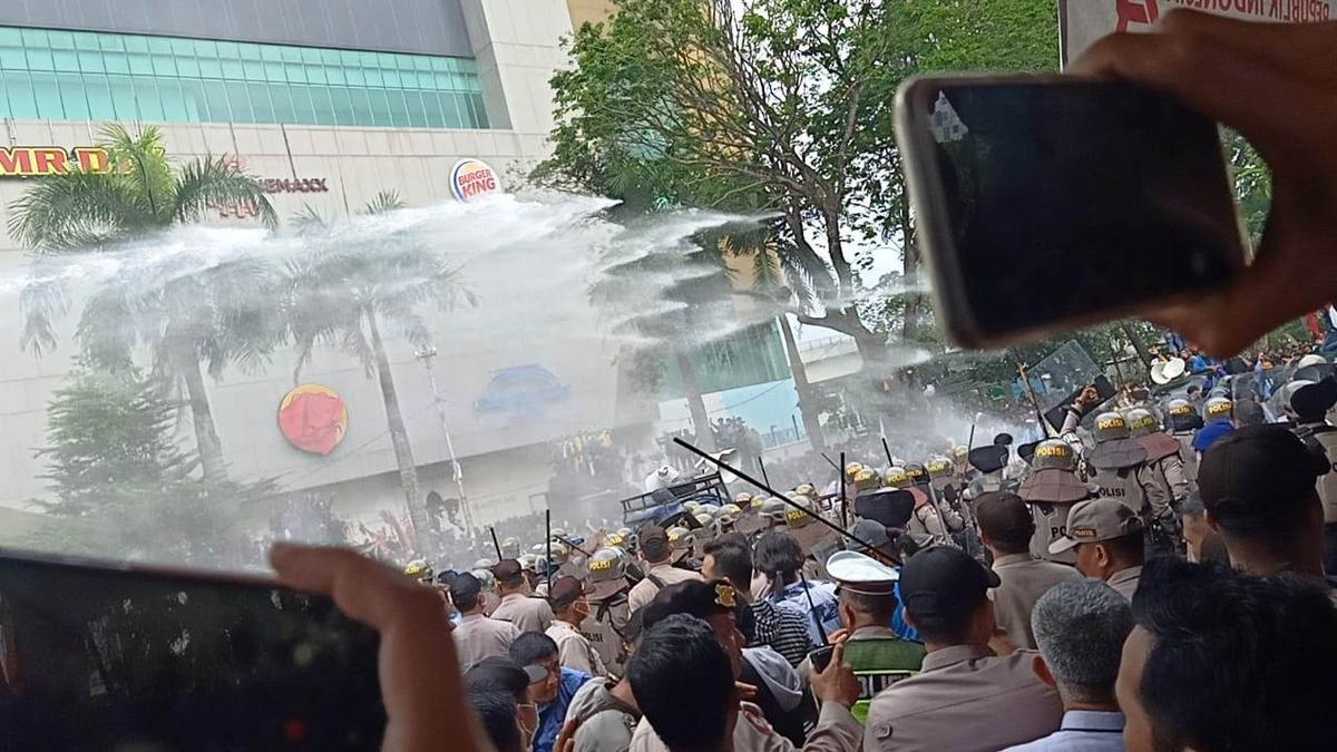 Demo Mahasiswa, Polisi Tangkap 2 Mahasiswa Palembang