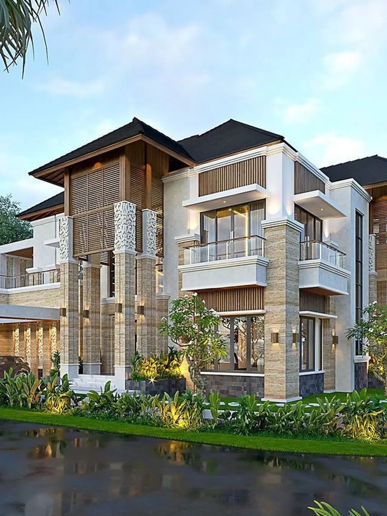 7 Ide Desain Rumah Bali Modern yang Nyaman dan Keren untuk Hunian ...