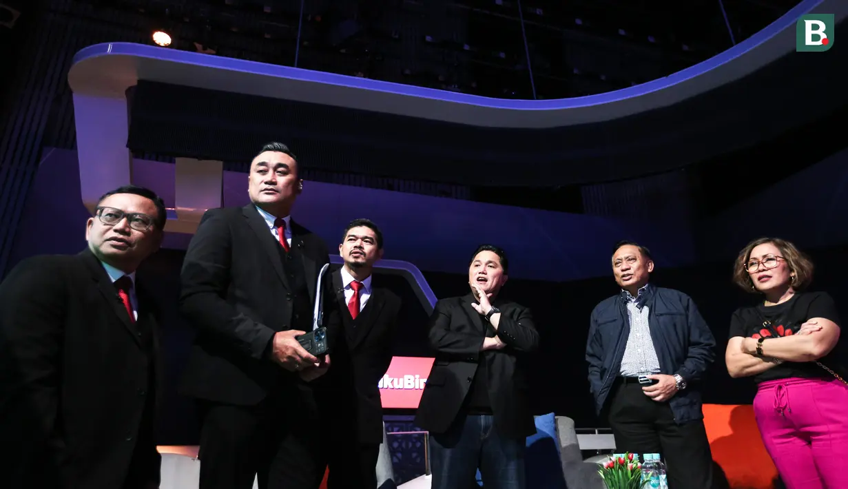 Foto: Begini Ekspresi Erick Thohir saat Menyaksikan Drawing Piala Dunia ...