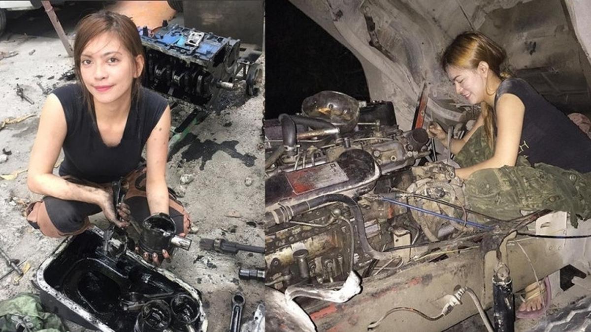 Montir Cantik Ini Ternyata Seorang Model - Otomotif Liputan6.com