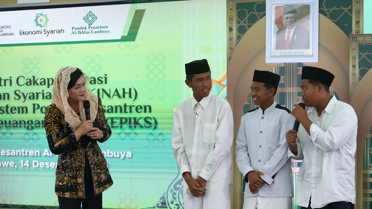 Lewat SAKINAH dan EPIKS, OJK Tingkatkan Literasi dan Inklusi Keuangan Syariah di Pesantren ...