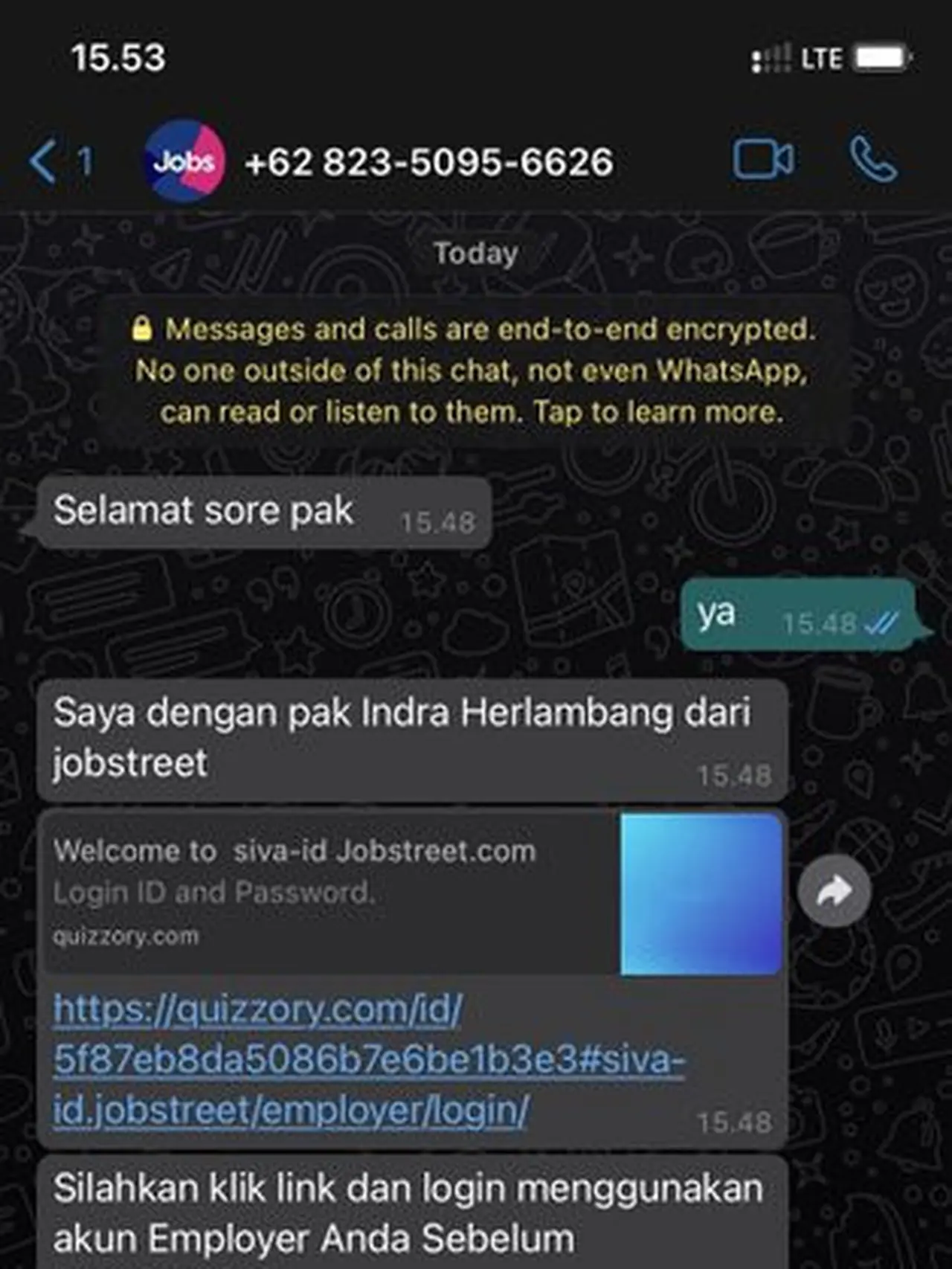 6 Chat Penipu Ingin Curi Data Pribadi, Modus Terbaru Pakai Undangan ...