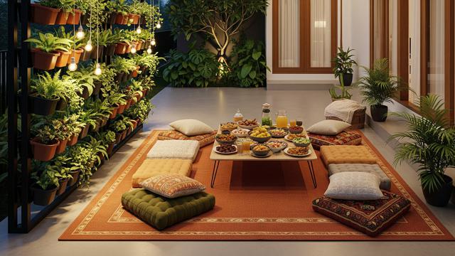 7 Model Teras Lesehan Kecil tapi Terasa Luas untuk Acara Buka Bersama ...