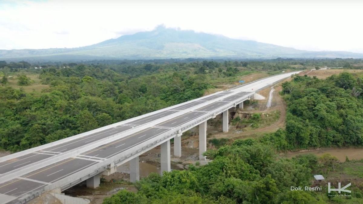 100 Hari Prabowo, 89,1 Km Tol Trans Sumatera Dibuka Fungsional - Bisnis Liputan6.com